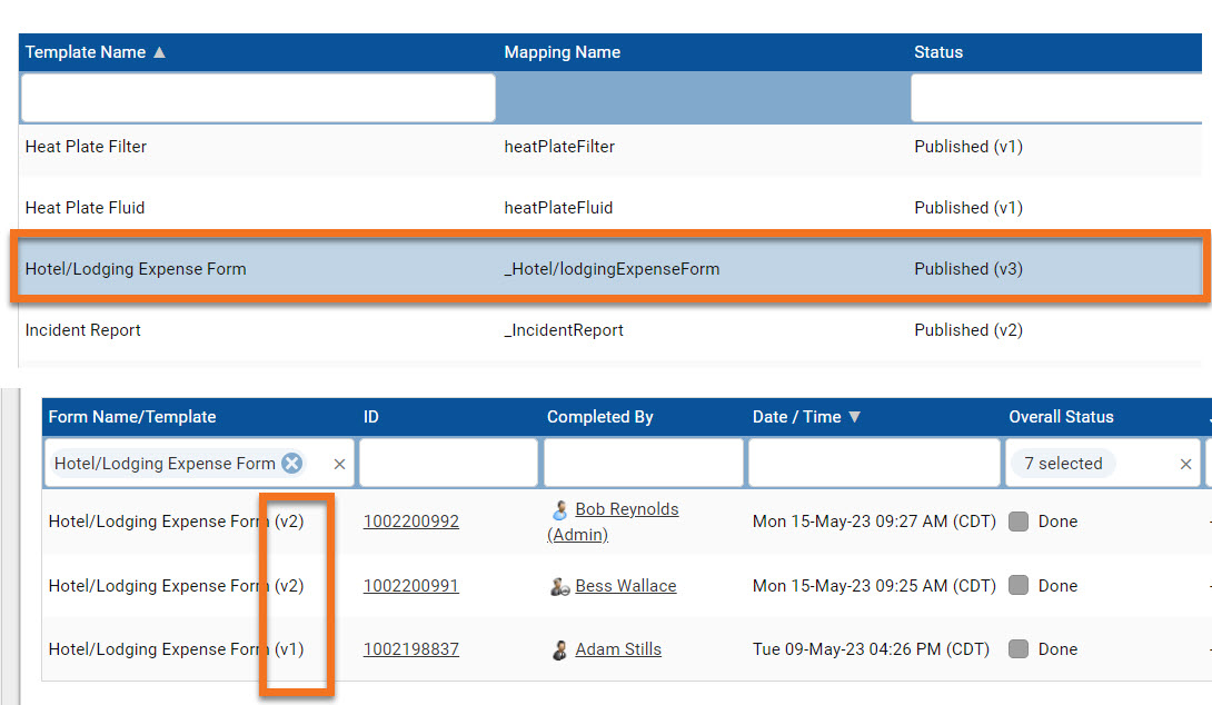 Form Templates