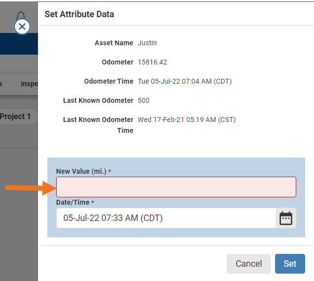 Reset Odometer and Runtime