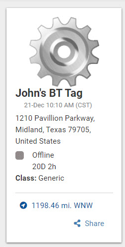 Tracking Tags - BLE Tags - Bluetooth Tags