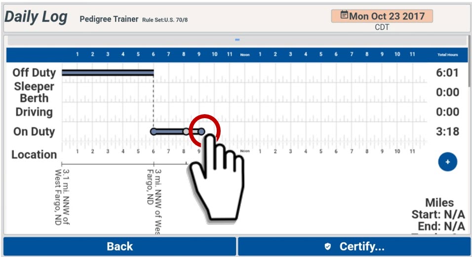 Drivers - Editing Logbook Records