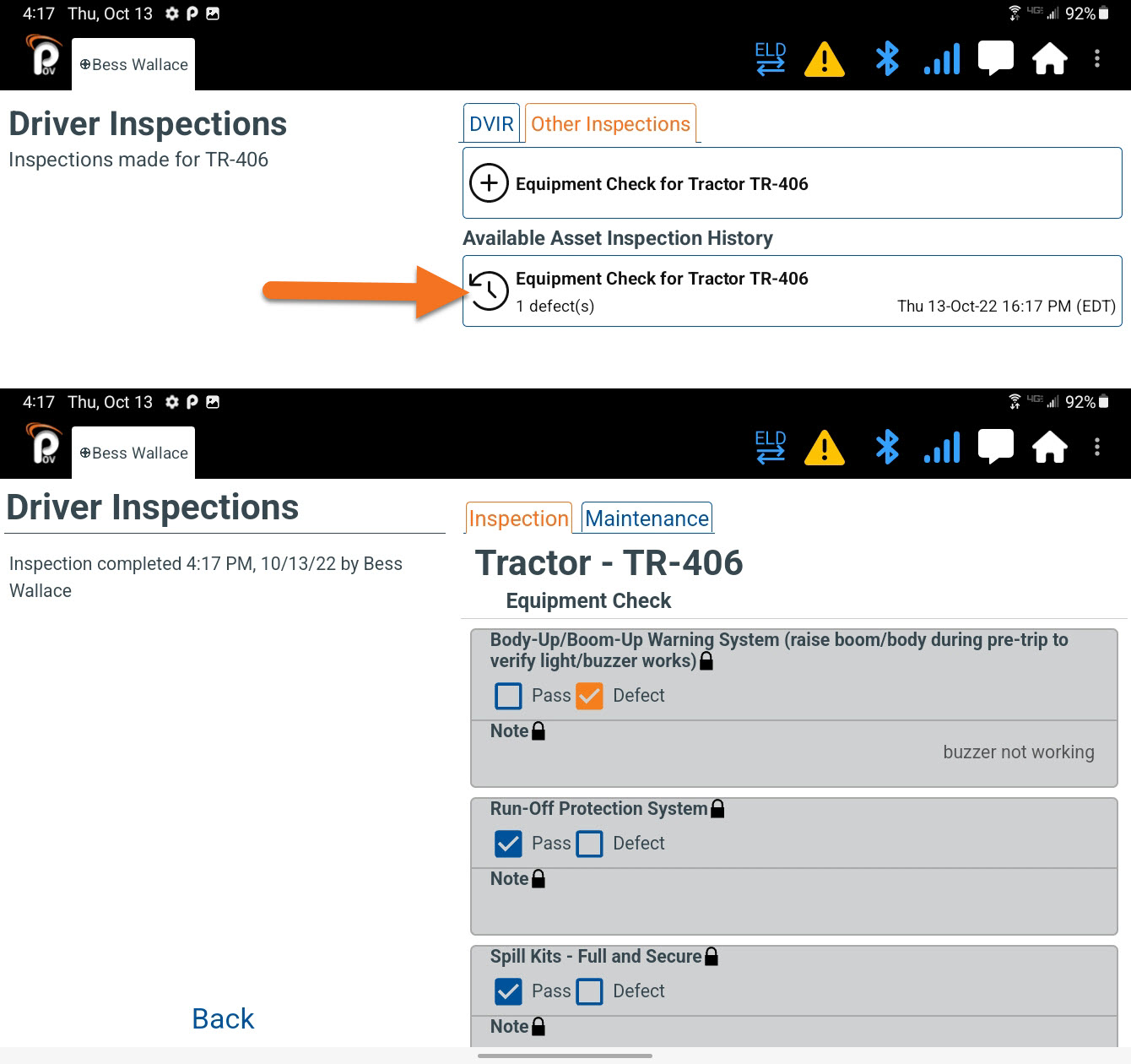 Multiple Inspections in POV