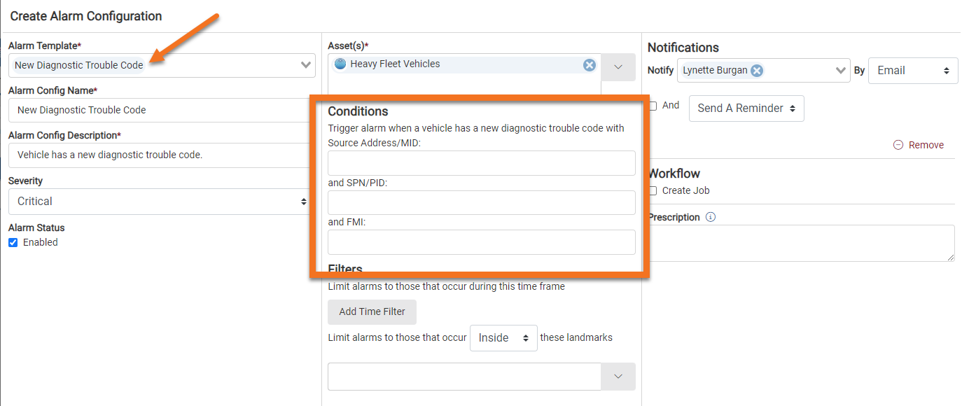 DTC Codes - Fault Codes in OneView