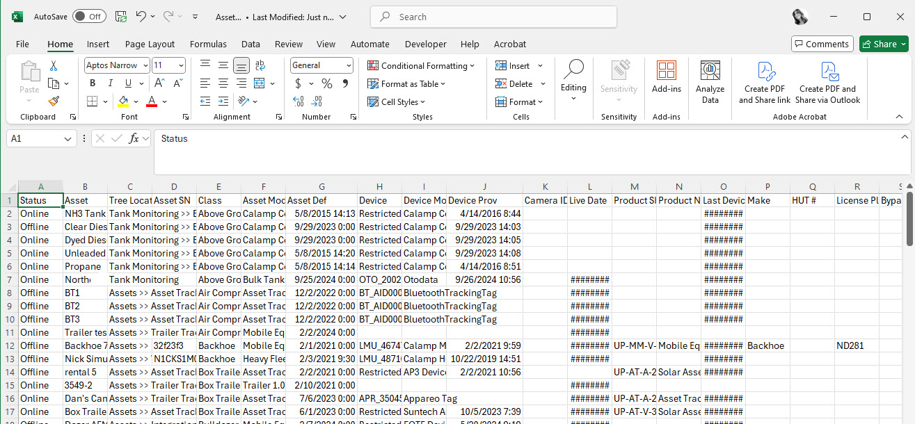 How to Download a List of Assets